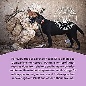 Lavengel Dog Skin Care Gel - Highly Concentrated Ointment Helps Relieve Itchy Skin and Heals Wounds Naturally, First-Aid for Skin Irritations, Hotspots, Sores, and Acne, We Support Rescues