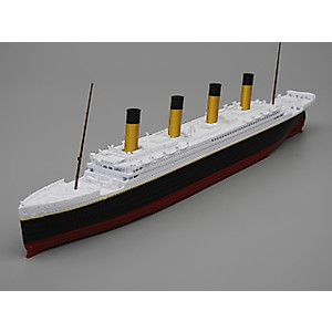 TheRoller3d RMS Titanic Model Ship 1 Ft Long Assembled, Historically Accurate Titanic Replicas