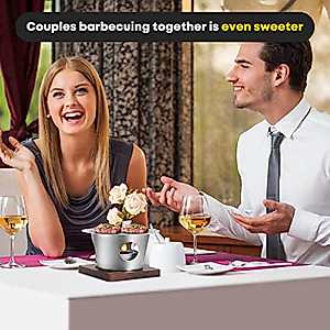 BriSunshine Small BBQ Grill, Tabletop Non-stick Japanese Hibachi Grill Yakiniku Grills Indoor, Mini Lightweight Grill with 3 Grille Mesh for Camping Picnic Seaside