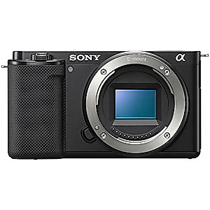 Sony ZV-E10 Mirrorless Alpha APS-C Vlog Camera Body and 70-350mm F4.5-6.3 G OSS Super-Telephoto Lens SEL70350G ILCZV-E10/B Black Bundle with Deco Gear Case, Extra Battery, Photo Video Accessories Kit