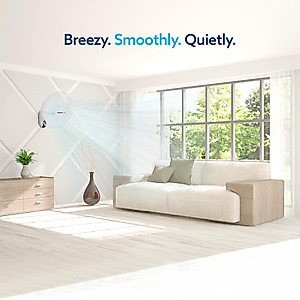 NEXAIR 16" Oscillating Wall Mount Fan, Quiet Operating Room Fan With Remote Control, 3 Speed Wall Fan for Bedroom with 7.5 Hr Auto Off Timer, Adjustable Cooling Fan For Home, Office & Living Room