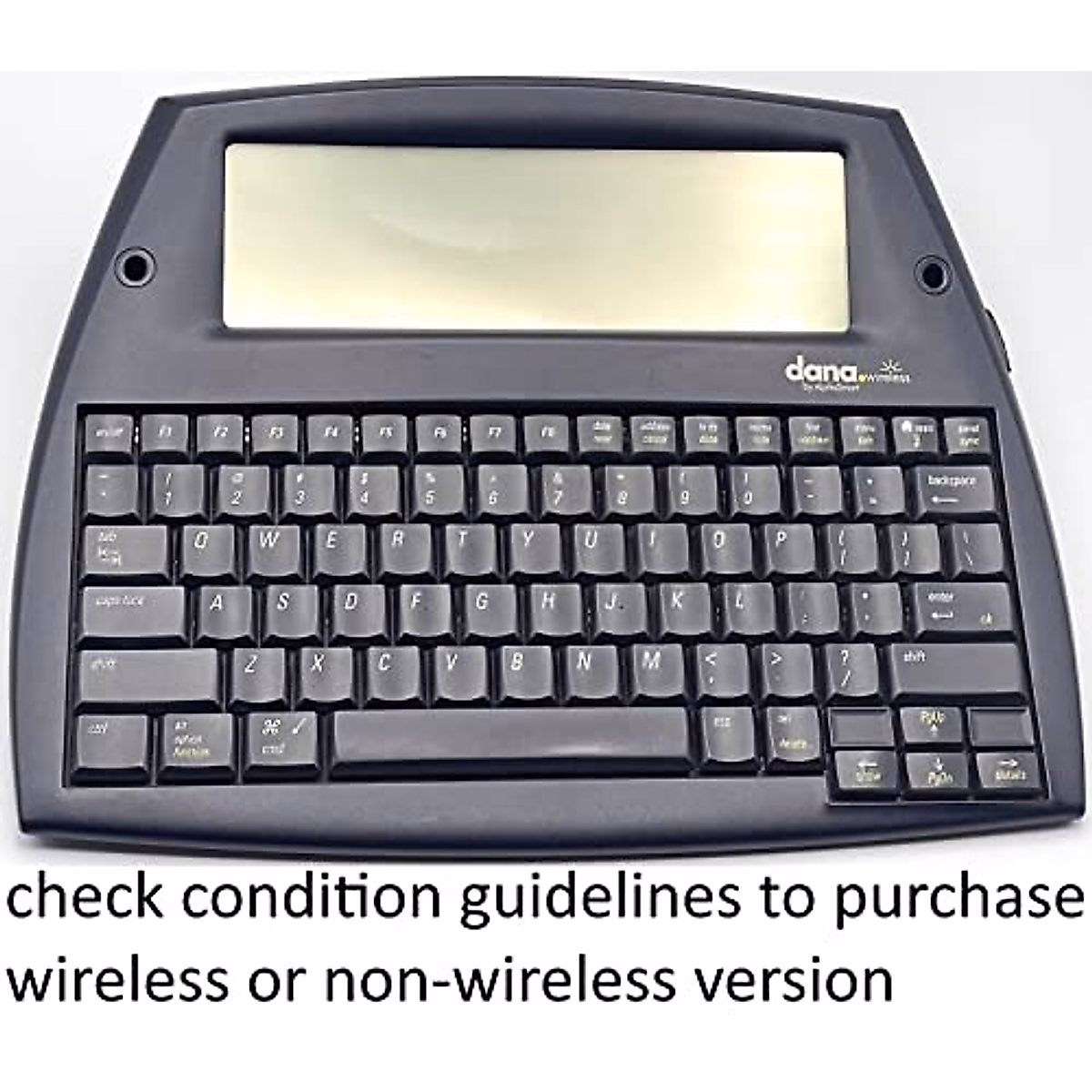 Alphasmart Dana Laptop Alternative/Palm OS Word Processor with Full Size Keyboard, Calculator, Mac Pc
