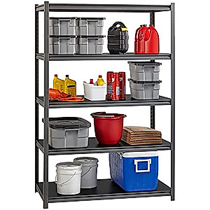 Hirsh 3,200 lb Capacity Iron Horse Shelving - 5 Compartment(s) - 72" Height x 48" Width x 24" Depth