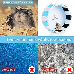 16.4 ft Sandy Trimmer Strip with Foldable Scissor Sandy Track for Small Pet Glider Exercise Wheel, Hamster Running Wheel, Flying Saucer Exercise Wheel for Prairie Dog Squirrel Chinchilla Guinea Pig