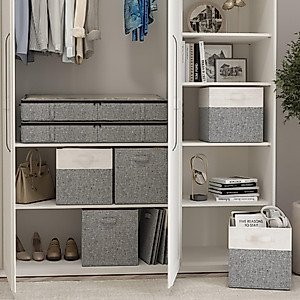 Clutter Mutter Open Storage Bins (White 13 inch)