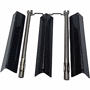 Firsgrill Professional Replacement for Weber Spirit I & II 200 Series Spirit E-210 E-220 Spirit S-210, S-220 Burner Flame Cooking Grills (Burners & Heat Plate)