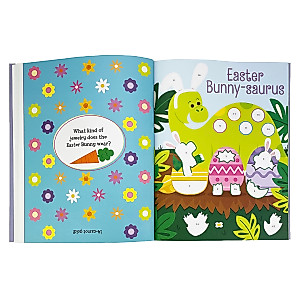 Funny Easter Bunny - My Very First Sticker by Number Activity Book for Kids, Includes Pull-Out Pages and 300 Stickers, Toddlers and Kids