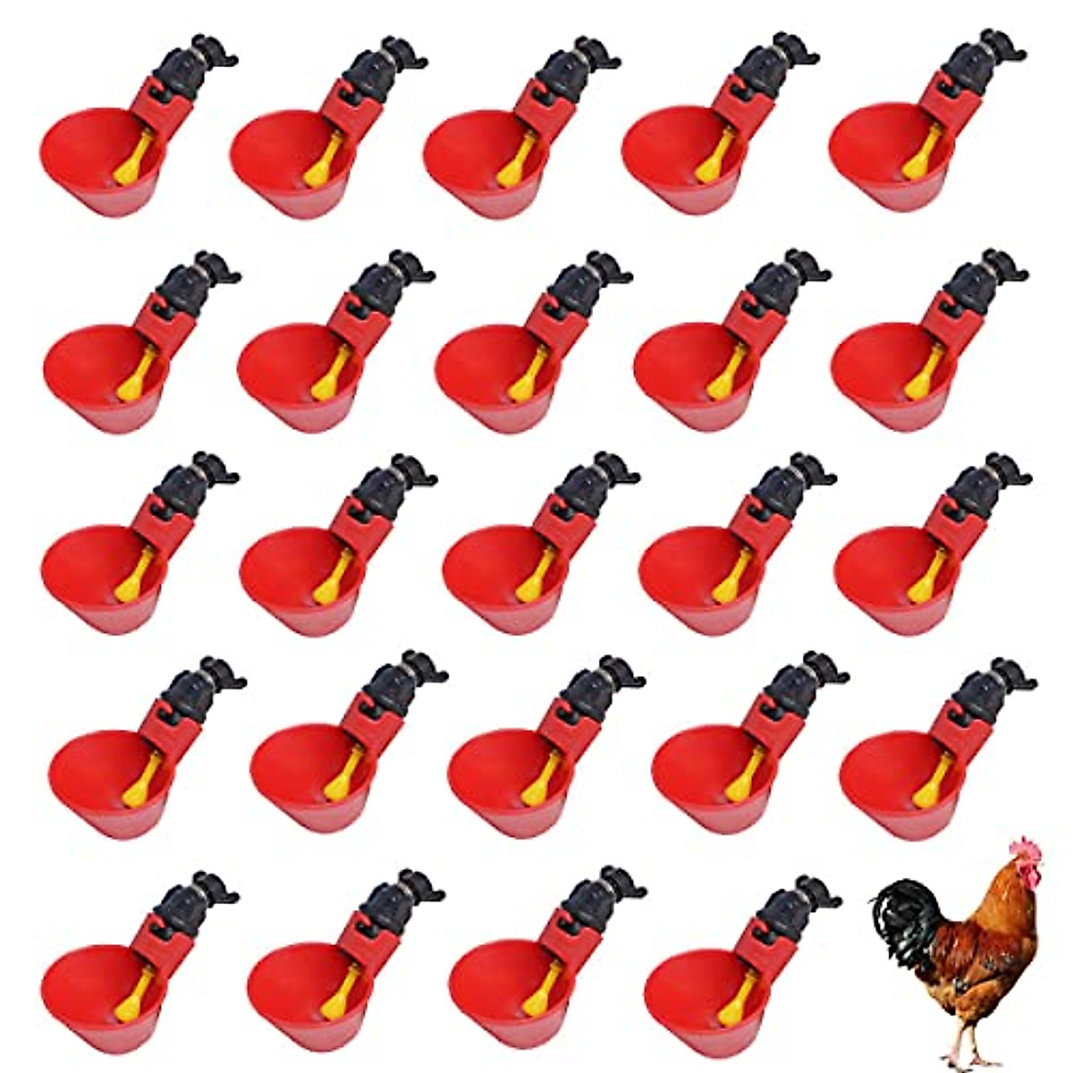 DoubleWood Fully Automatic Poultry Drinking Machine Chicken Drinking Cup, Chicken Drinking Watering Cups/Poultry Drinking Machine (24)