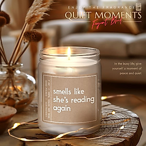 Gifts for Book Lovers - Best Friend Birthday Gifts - Book Lovers Gifts - Bookish Gifts, Funny Gifts for Women - Gifts for Readers -7 oz Scented Candle