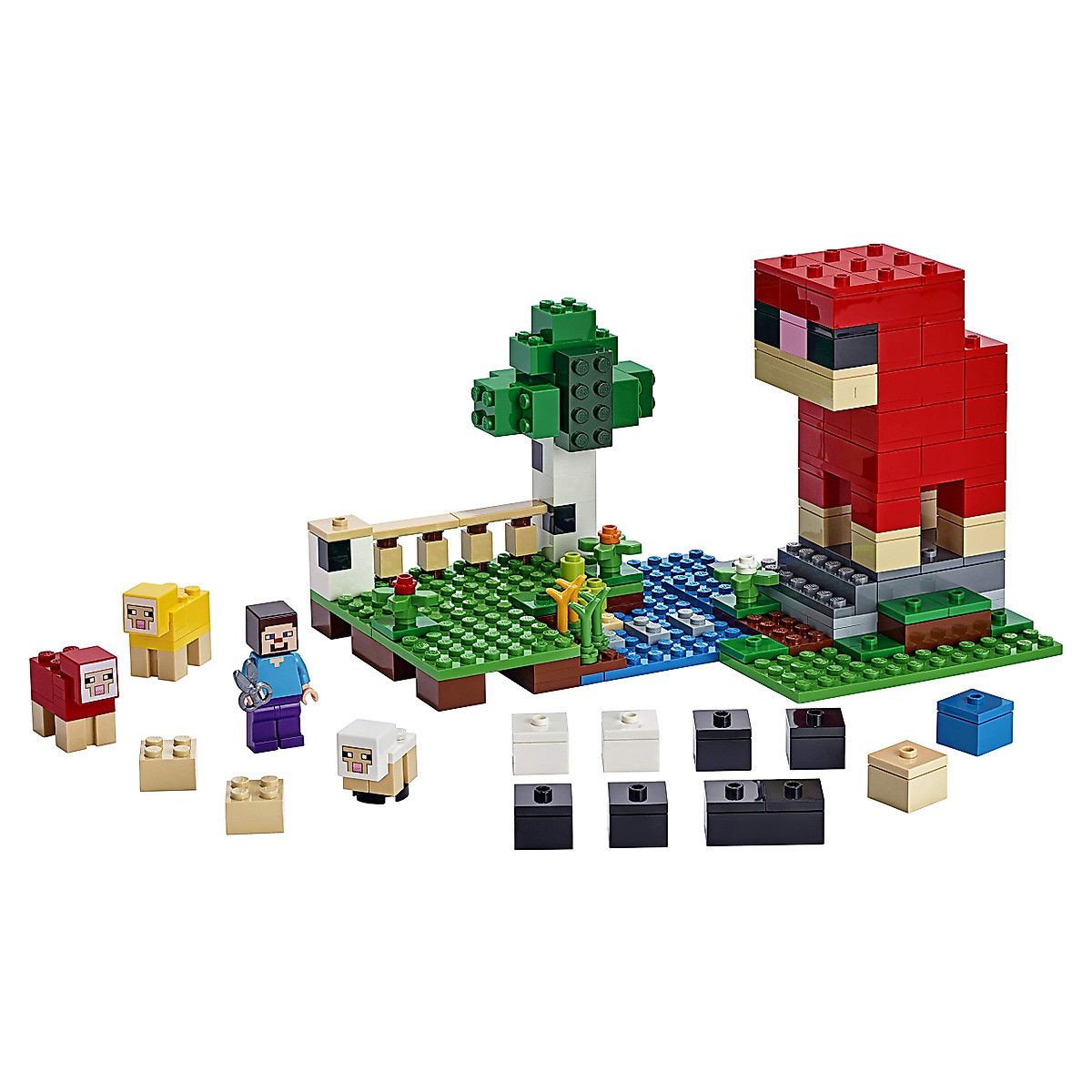 LEGO Minecraft The Wool Farm 21153 Building Kit (260 Pieces)