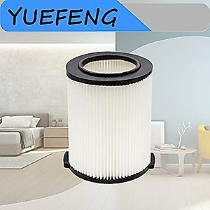 YUEFENG VF4000 Replacement Filter for Ridgid Wet Dry Vacuum 5 to 20 Gallon - Filter for Husky Vacuum 6 to 9 Gal - WD5500 WD0671 RV2400A RV2600B (2 Pack)