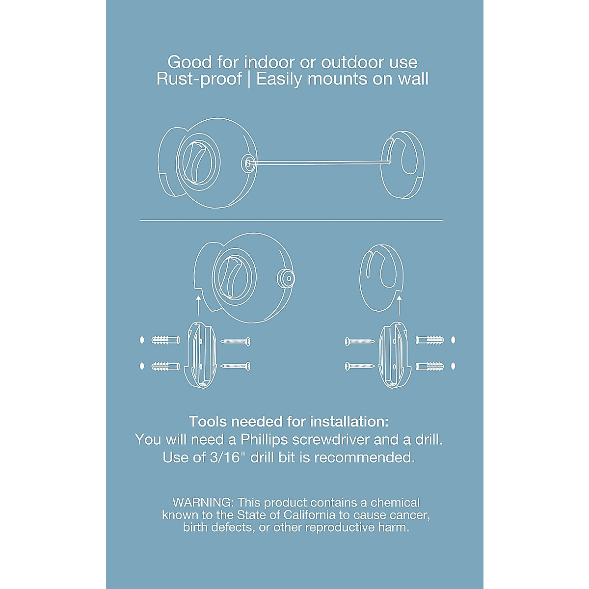 Whitmor Retractable Clothesline 12 Feet