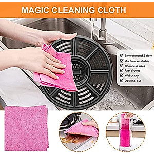 Air Fryer Crisper Plate for Ninja AF100 to AF150 and Ninja Pressure, Air Fryer Grill Pan Plate for Ninja FD302 FD401 Foodi OP300 to OP500,Air Fryer Accessories,Non-Stick Coating,Dishwasher Safe