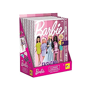 Lisciani Barbie Sketchbook Trendy Look Fashion Studio Models to Dress Up Creative Game Felt Pens and Colouring Pencils for Girls from 5 Years