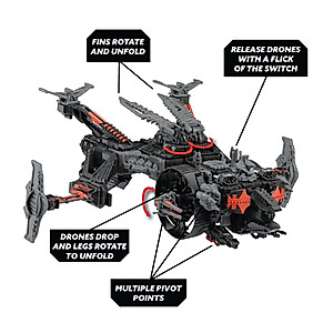 Snap Ships — KOMPLEX Hammerjaw K.L.A.W. Gunship — Building Toy Sets — 3 Builds — Ages 8+