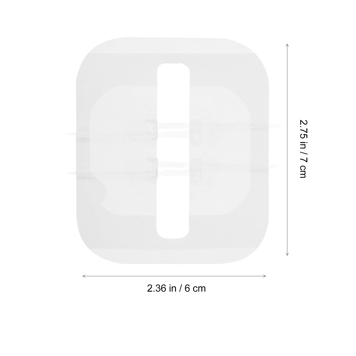 Healeved 2pcs Closure Emergency Closures Band Patch Emergency Device Tool Tool Stickers White PVC