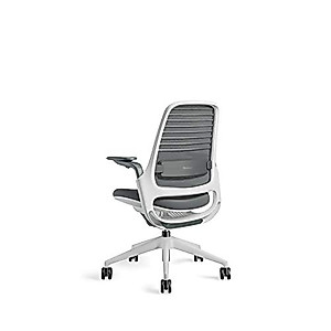 Steelcase Series 1 Office Chair, Hard Floor Casters, Graphite
