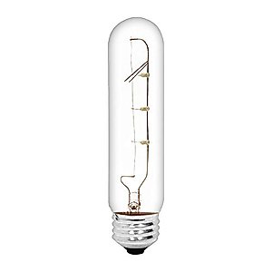GE 45144 25-Watt Crystal Clear Tubular T10 1CD Light Bulb, 1 Count (Pack of 1)