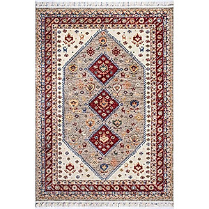 nuLOOM Romee Medallion Tasseled Area Rug, 3' x 5', Beige