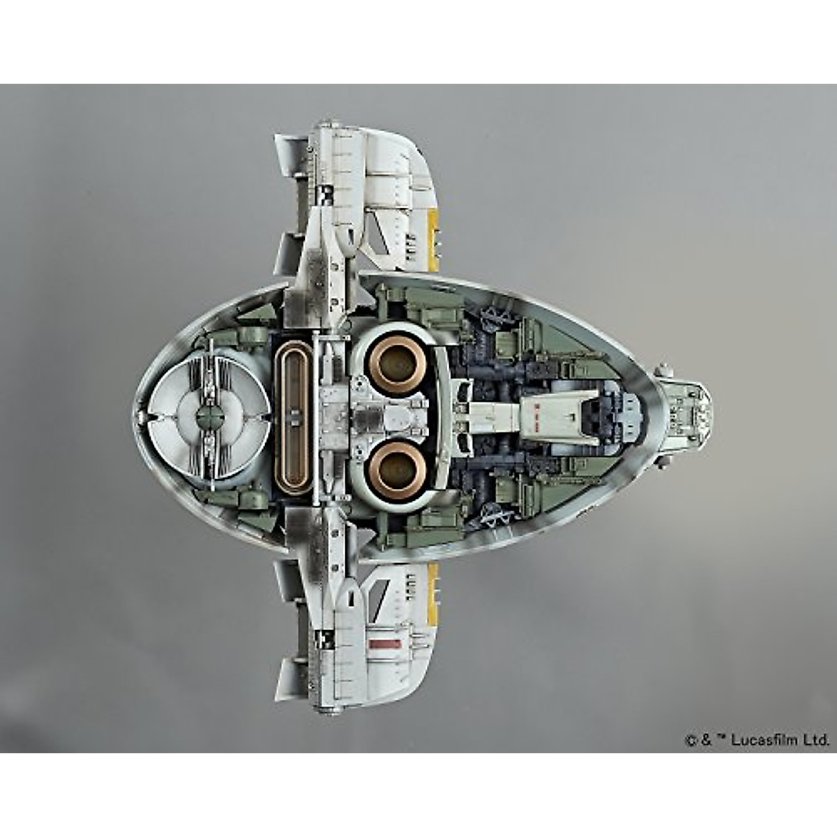 Bandai Hobby Star Wars 1/144 Slave I Building Kit, Multi-Colored, 8" for 180 months to 720 months