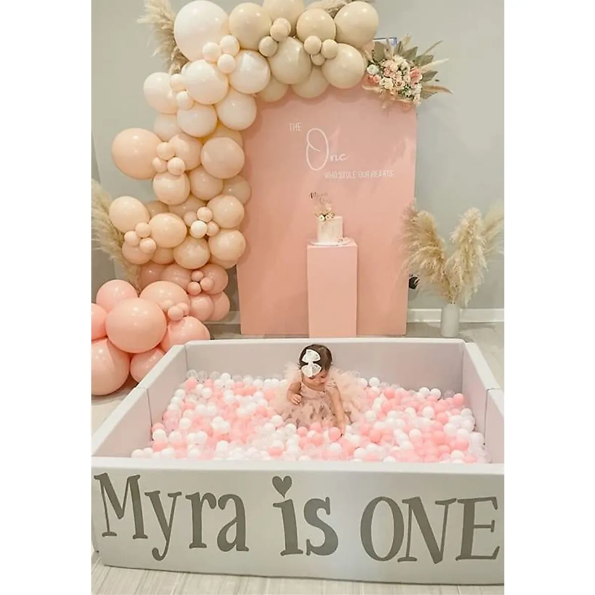 Fonder Mols Nude Balloon garalnd Kit, 132pcs Cream Peach Peachy Beige Balloon Garland Kit Boho Bridal Shower Wedding Birthday Party Backdrop Decorations