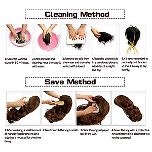 Mens White Wigs Short Layered Natural Cosplay Costume Halloween Synthetic Heat Resistant Replacement Wigs