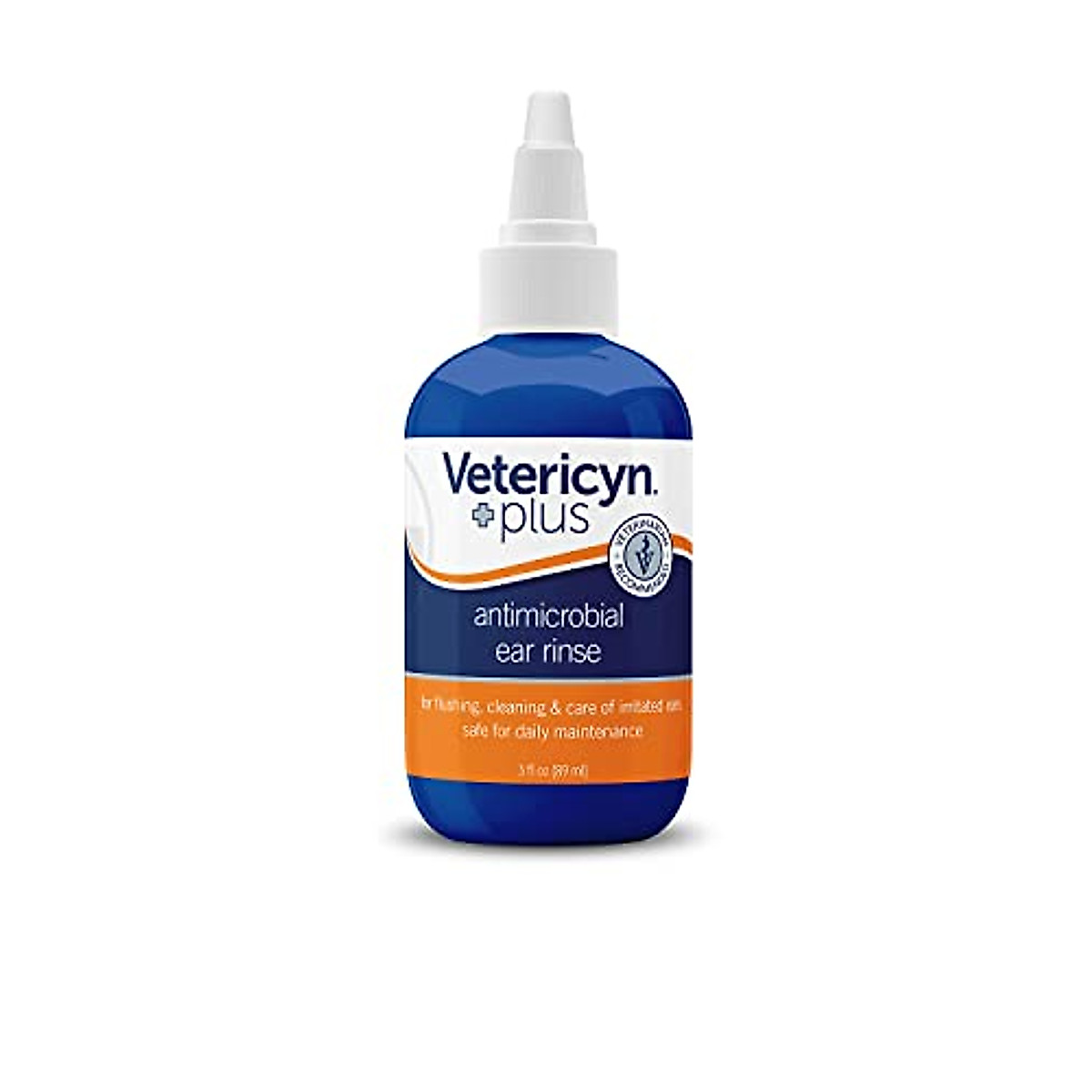 Vetericyn Plus Dog Ear Rinse | Dog Ear Cleaner to Soothe and Relieve Itchy Ears, Safe for Cat Ears, Rabbit Ears, and All Animal's Ear Problems. 3 ounces