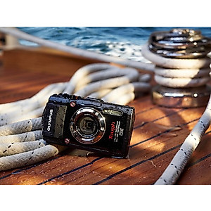 Olympus TG-3 Waterproof 16 MP Digital Camera (Black) - International Version (No Warranty)