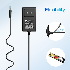12.6V 1.5A AC/DC Power Supply Adapter Charger,Adapter Power Cord Compatible with Snailax,Nekteck,Comfier Cordless Neck/Back（CF-6006C,CF-1902C）,71 Inches Charging Power Cable
