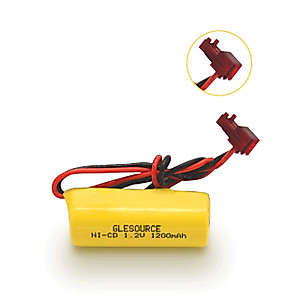 GLESOURCE (4 Pack ELB1P201NB Emergency Light Battery for Lithonia ELB1P201N2 ELB1P2901N ELB1P201N ANIC1493 Lithonia 1009S00-MZ ELB0320 Grainger 4WT20 OSA212 NIC1169 EBE-33 NiCad 1200mAh