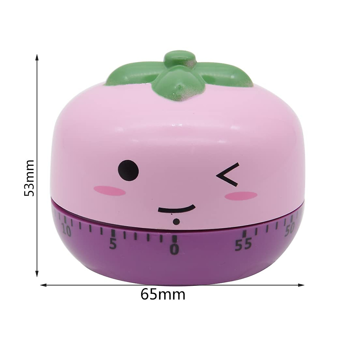Hoshen Kitchen Food Cooking Mechanical Timer, Time Reminder, Manual Timer, Fruit and Vegetable Shape，Tomato