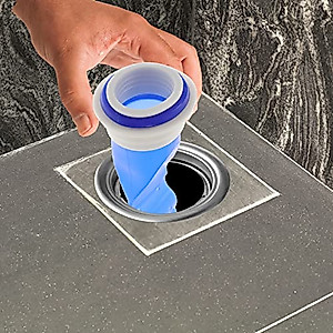 DOITOOL 10pcs Drain Backflow Preventer Adjustable Silicone Sink Floor Drain Traps One Way Drain Valve Sewer Core for Pipes Tubes Toilet Bathroom Kitchen