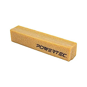 POWERTEC 71002 Abrasive Cleaning Stick for Sanding Belts & Discs | Natural Rubber Eraser - Woodworking Shop Tools for Sanding Perfection