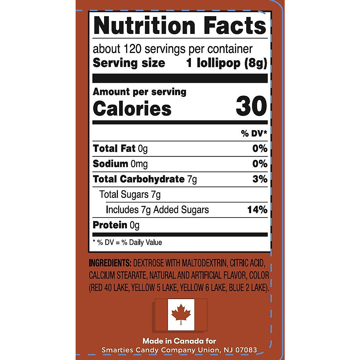 Smarties Lollies | Gluten Free, Peanut ,Fat Free Assorted Fruity Flavors, Low Calorie Perfect for Birthdays, Parties Made by US Candy Company Since 1949 - 34 oz 120 Count Lollipops