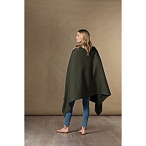 MV Sport Oversized Sweatshirt Blanket – Lightweight Blanket – Fleece Knit Blanket (Dusty Olive)