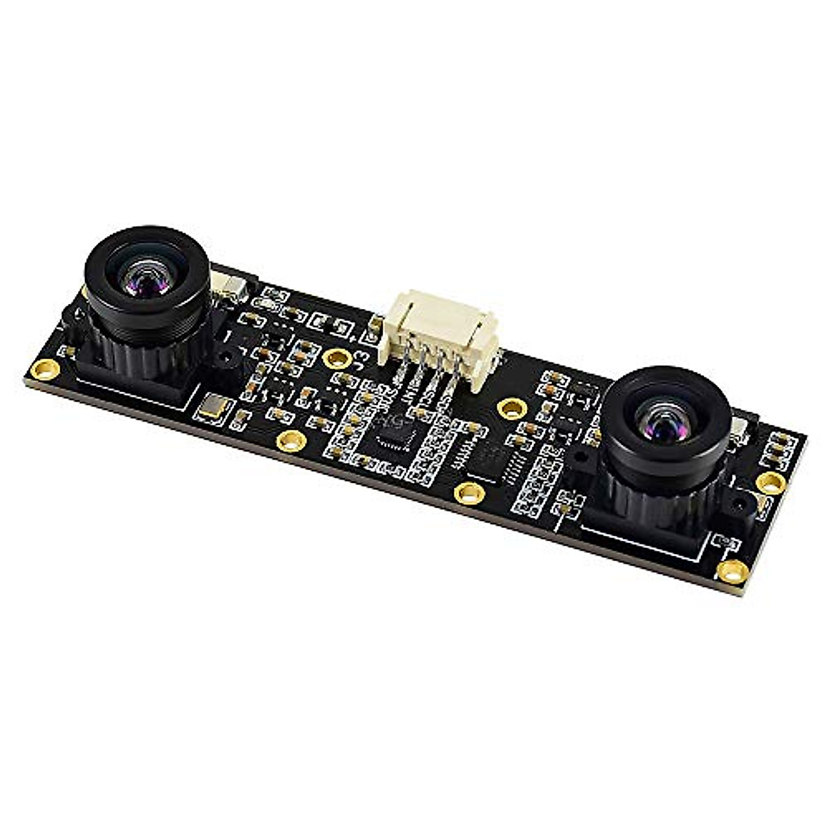 XYGStudy IMX219-83 Stereo Binocular Camera Sensor Module 3280x2464 8MP AI Depth Stereo Vision Dual IMX219 Supports Raspberry Pi 5 RPi CM3/CM3+ Compute Module POE IO Board/Jetson Nano B01