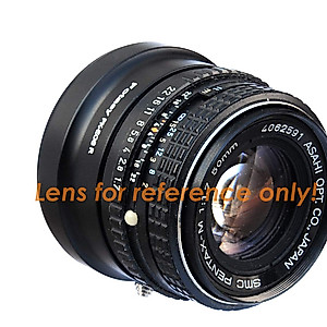 Fotasy Copper PK Lens to Cannon EOS RF Mount Adapter, K-mount EOS R Adapter, Adapter for Pentax K Mount Lense, Compatible with Canon EOS R Mirrorless Camera EOS R RP Ra R3 R5 R6 R7 R10