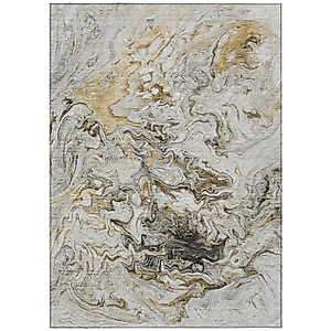 Addison Rugs Chantille ACN603 Taupe 9' x 12' Indoor Outdoor Area Rug, Easy Clean, Machine Washable, Non Shedding, Bedroom, Living Room, Dining Room, Kitchen, Patio Rug