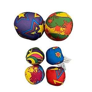 Lunch Money Set of 6 Splash-N-Swim Water Balls - Great Pool, Waterpark, Camp or Beach Item - 2 Large Balls and 4 Mini Balls