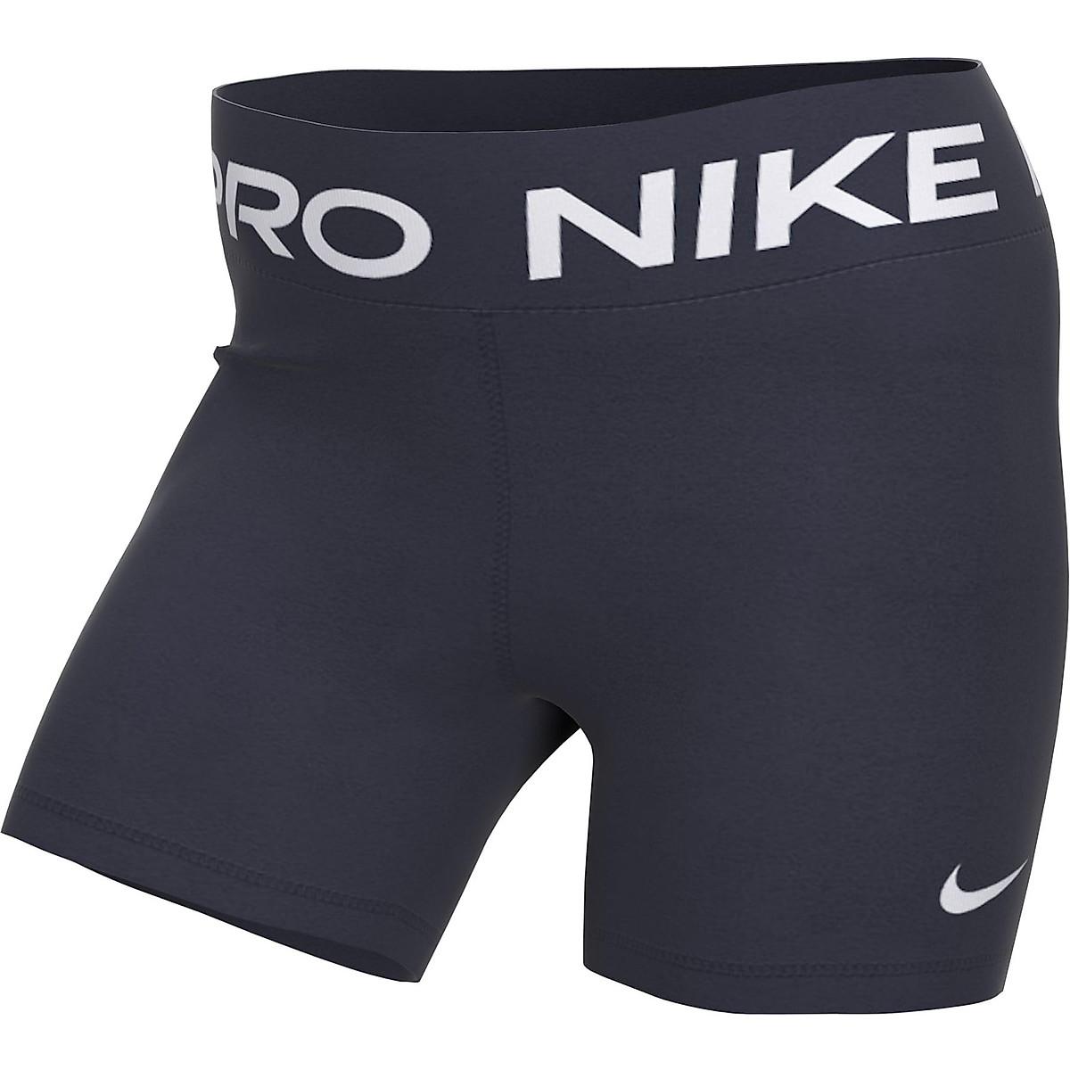 Nike Women's Pro 365 5 Inch Shorts (Medium, Navy)