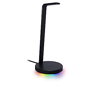 Razer Base Station V2 Chroma: Chroma RGB Lighting - Non-Slip Rubber Base - Designed for Gaming Headsets - Classic Black