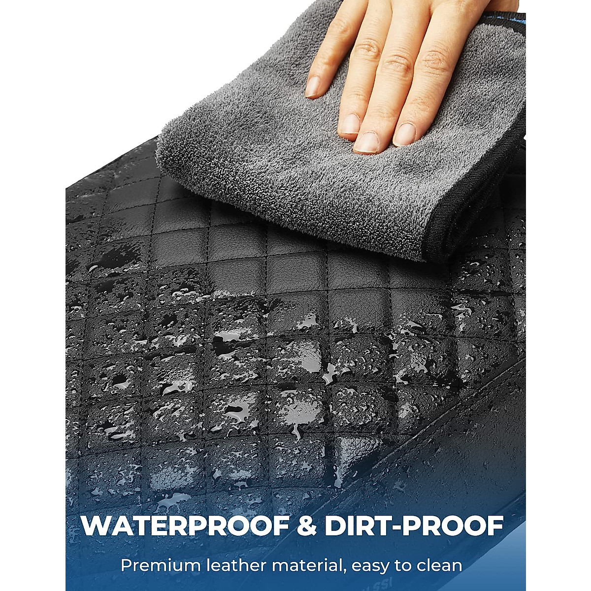 ISSYAUTO Center Console Cover Armrest lid Cover Compatible with 2009-2015 Pilot, Leather Arm Rest Covering for Car, Well-Make Durable Middle Console Cover Armrest Box Protective Cover