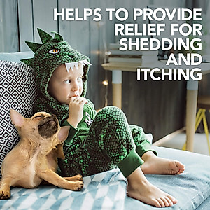 Vet's Best Healthy Coat Shed & Itch Relief Dog Supplements | Relieve Dogs Skin Irritation and Shedding Due to Seasonal Allergies or Dermatitis | 150 Chewable Tablets