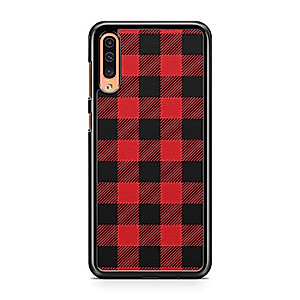 Red Plaid Case For Samsung Galaxy S21 Ultra S22 S20 Plus S20 FE 5G S21 FE Case Custom Christmas Holidays Buffalo Phone Cover A3