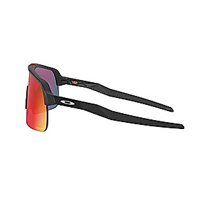 Oakley Men's OO9463A Sutro Lite Low Bridge Fit Rectangular Sunglasses, Matte Black/Prizm Road, 39 mm