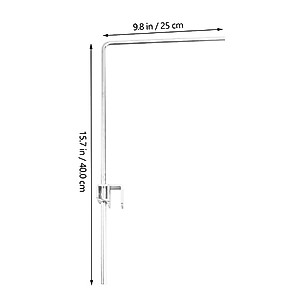 iplusmile Fish Tank Accessory Aquarium Lighting Holder Fish Tank Light Stand Kit, Adjustable Fish Tank Light Rack Aquarium Stand for Aquatic High LED Light Lamp Light Hanging Bracket