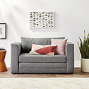 Gold Sparrow Corona Convertible Loveseat Sleeper, Ash