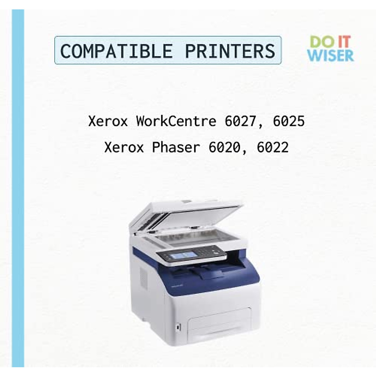 Do it Wiser Remanufactured Toner Cartridge Replacement for Xerox WorkCentre 6027 6025 Phaser 6022 6020 - 106R02757 (Magenta 1,000 Pages)