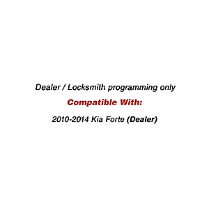 KeylessOption Keyless Entry Remote Car Key Fob Clicker with Strap for Kia Forte PINHA-T008