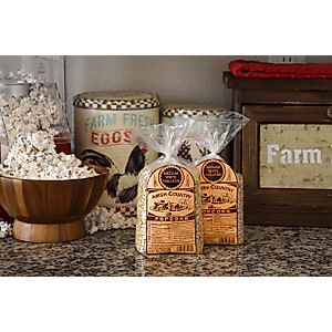 Amish Country Popcorn | 2-2 Lb Bags - Medium White Kernels | Old Fashioned, Non-GMO and Gluten Free (2-2lb Bags)